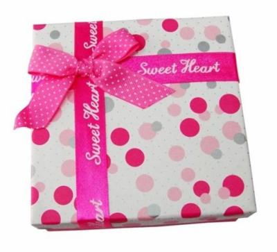 China Attractive square butterfly jewelry paper boxes ring earring cardboard packaging for sale