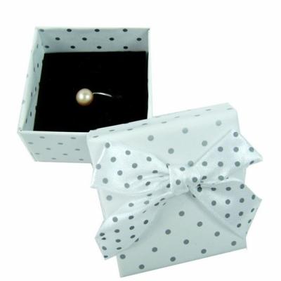 China Cardboard Custom Engagement Ring Box , Luxury Jewellery Packaging Boxes for sale