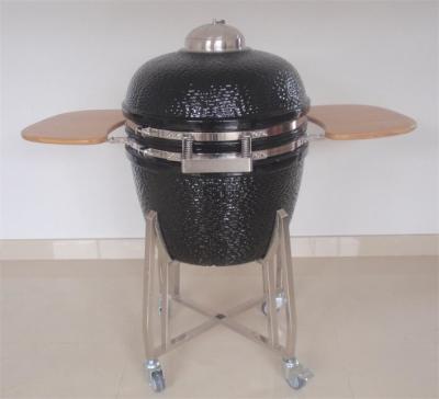 Cina Sistema di ventilazione regolabile carbone di legna Kamado Grill Ceramica Con Copertura di Griglia in vendita