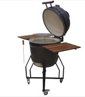 China 22 Inch Ceramic Charcoal Kamado Grill Adjustable Ventilation 200-700°F for sale