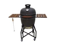 China 22 Inch Ceramic Charcoal Kamado Grill Adjustable Ventilation 200-700°F for sale