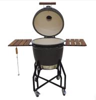 China 22 Inch Ceramic Charcoal Kamado Grill Adjustable Ventilation 200-700°F for sale