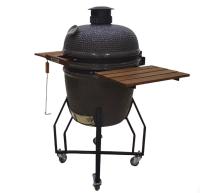 China 22 Inch Ceramic Charcoal Kamado Grill Adjustable Ventilation 200-700°F for sale