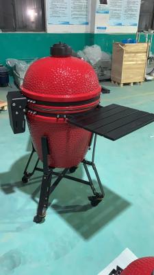 Cina Scaffali di bambù e maniglia della pizza del carbone della griglia ceramica di Kamado in vendita
