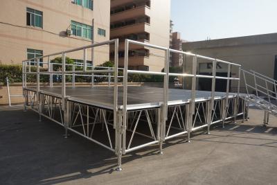 China RK Adjustable aluminum  stage for trade show/portable dj stage for sale
