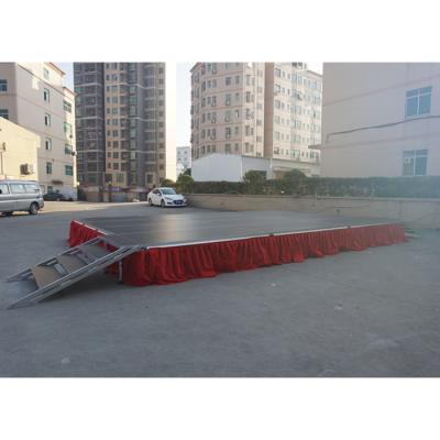 China RK Height adjustable aluminum stage, outdoor stage truss design modular stage systems for sale
