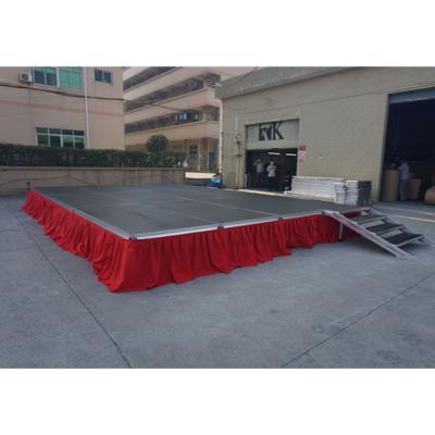 China RK Height adjustable aluminum stage, aluminum outdoor stage for sale