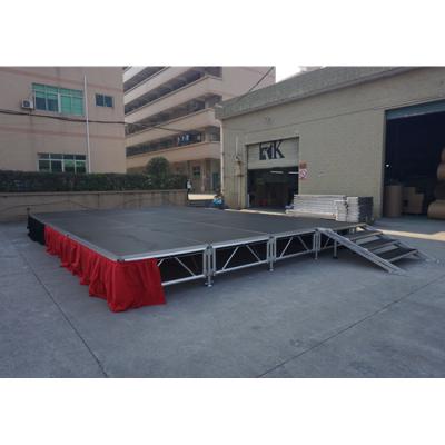 China RK Height adjustable aluminum stage, indian wedding stage furnitures for sale