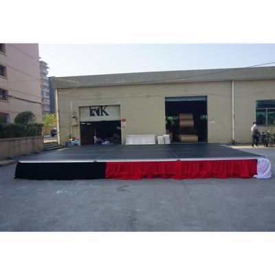 China RK Height adjustable aluminum stage, removable wooden stage for sale