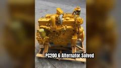 Komatsu PC200-6 Alternator Replacement Guide