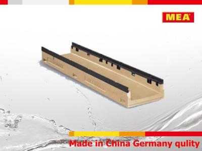 China MEA ENF LZ Polymer Concrete Channel shallow channel cast iron grating trench drain precast concrete channel for sale