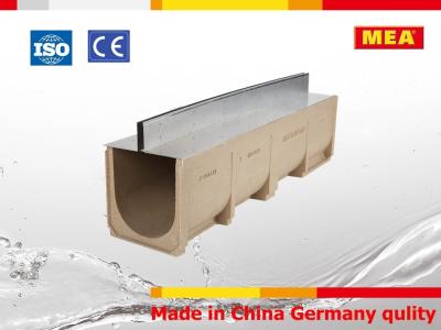 China EN1433 CE Polymer Concrete Channel NW 100 slot drain for sale
