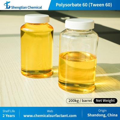 China Nonionic Surfactant & Stable Polysorbate 60 Tween 60 Cas 9005-67-8 With Good Hlb Blending Capability for sale