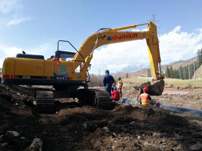 중국 장린 미니 수압 발굴기 ZG220 1.1 Cbm 작동 22 톤 이수즈 커민스 엔진 판매용