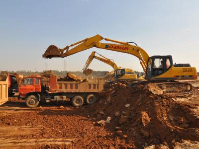 중국 장린 미니 수압 발굴기 ZG220 1.1 Cbm 작동 22 톤 이수즈 커민스 엔진 판매용