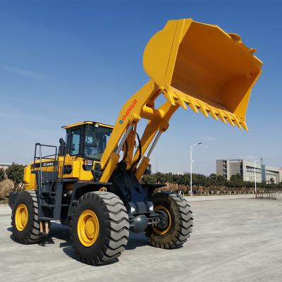 China Emergency Braking Wheeled Loader ZL60H Front Loader Construction Machine for sale