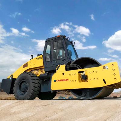 China Hydraulic Vibrating Roller Compactor 22 Tons Drum Weichai Engine Same XCMG LIUGONG for sale