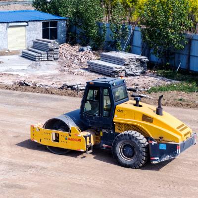 China Hydraulic Vibrating Roller Compactor 22 Tons Drum Weichai Engine Same XCMG LIUGONG for sale