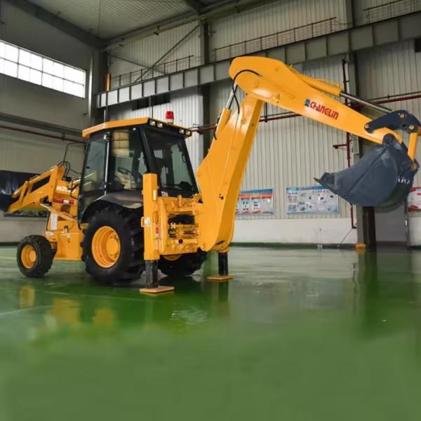 Sinomach Changlin Mini Backhoe Loader Machine WZC20 Bucket 1.0M3 Digger Bucket 0.3 M3