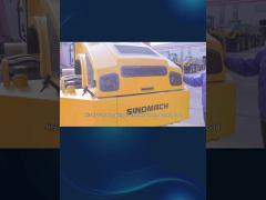CHANGLIN YZ8 Operação de compactação de equipamento vibratório para rolamentos rodoviários