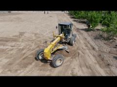 Gele motorgrader apparatuur PY240H 179KW Flexible blad met Cummins dieselmotor