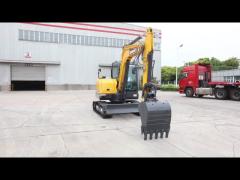 mini escavadeira yanmar ZG065S Design ergonômico com espaço de condução espaçoso