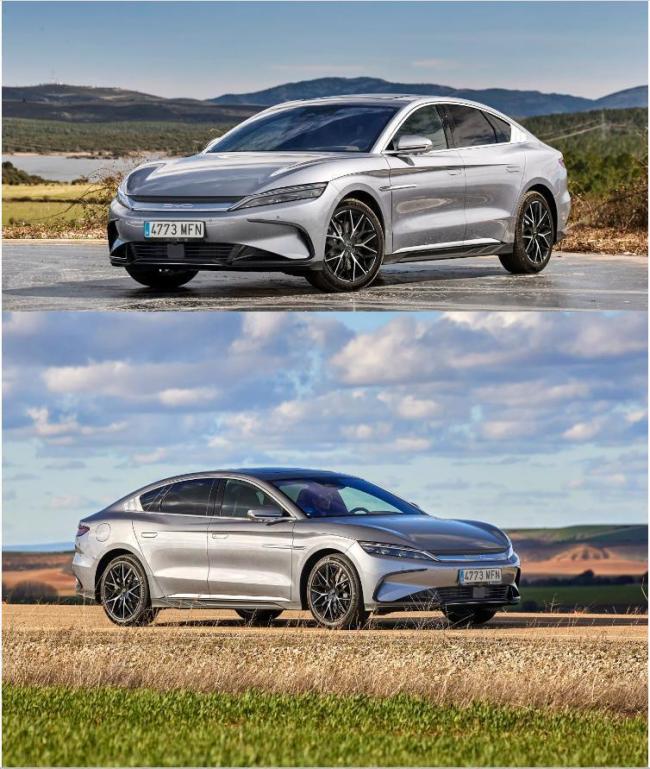 2024 High Speed Hybrid Dm Dm-I 610 121km EV 3 Sedan Electric Car 2023 Noble Type Byd Han