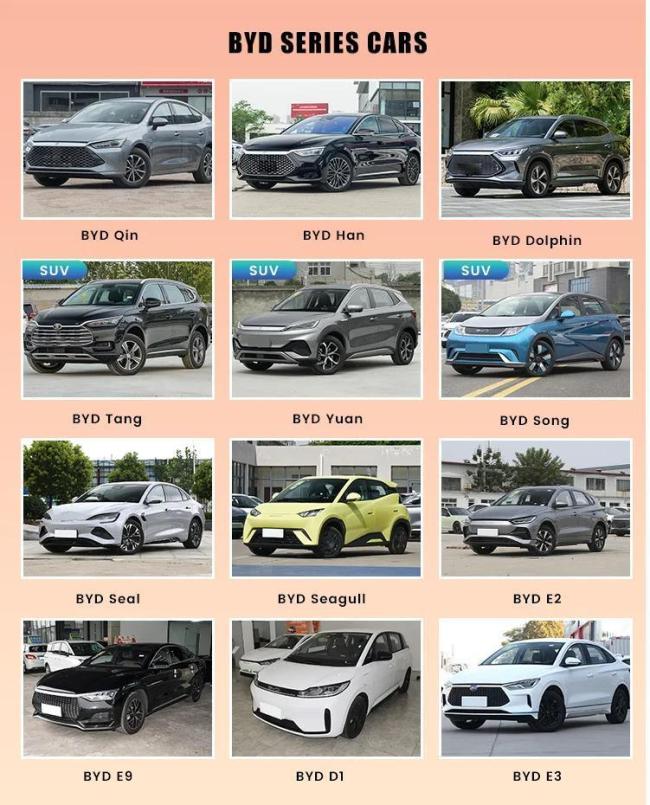 Byd Hybrid Cars Seal Dm-I, Electric Range 121km, B-Class Four-Door Five-Seater Sedan Electric Cars Made in China