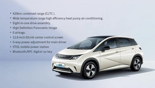Byd Dolphin 2024 Electric Car 5 Door 5 Seater New EV Car Long Range 420km New Energy Vehicles in Stock Cheap Price Car