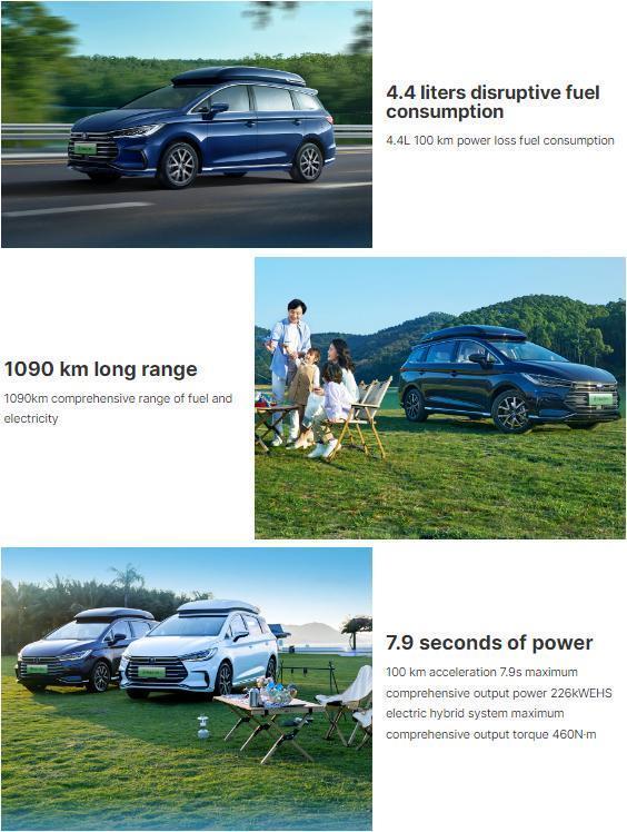 2024 High Quality New Cars for Sale Byd Song Max 5/6-Seat MPV 1.5L 110 Horsepower New Energy Vehicles Hybrid Car
