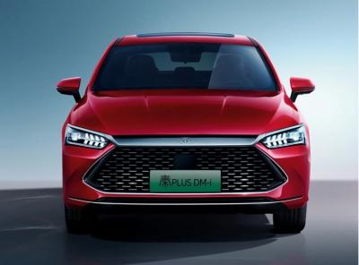 China Reversing Camera Byd Qin Plus Dm-I Red EV Car Made in with 55/120km Range and Energy for sale