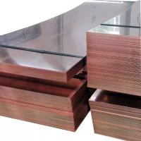 China C11500 Red Copper Plate 0.3mm-100mm Thick Decorative Perforated Copper Sheet for Interior Decor for sale