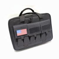 China Tear Resistant Soft Pistol Case 600D Polyester For Firearm Shooting for sale