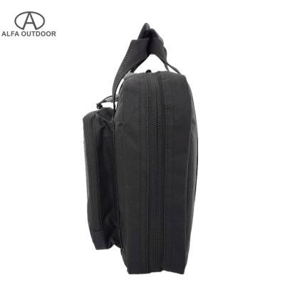China Saco tático com capacidade de 2 revólveres, caixa macia da escala da arma do alfa da pistola para revólveres com o entalhe do compartimento 5x à venda