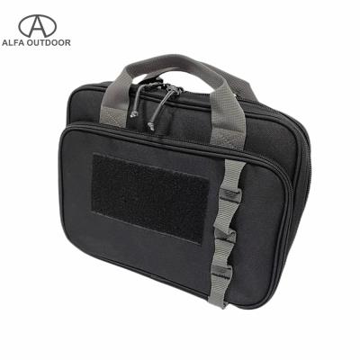Cina Borsa tattica della rivoltella dell'alfa la doppia per la pistola di stoccaggio, accessori dell'arma da fuoco delle munizioni spara la valigia in vendita
