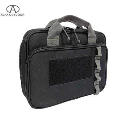 Cina Borsa tattica della rivoltella dell'alfa la doppia per la pistola di stoccaggio, accessori dell'arma da fuoco delle munizioni spara la valigia in vendita