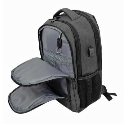 China Business Travel Anti Theft Slim Laptop Bag Backpack With Usb Charging Port à venda