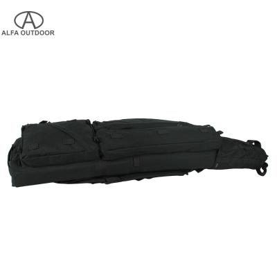 Cina ALFA OEM ODM Tasse tattiche per armi da fuoco Tasse da tiro da 1000d Cordura Sniper Sled Drag Bag per tiro o caccia in vendita