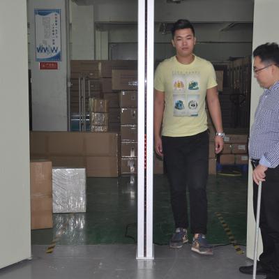 China 5 Zones Portable Archway door usage Walk through Metral Detector gate for sale
