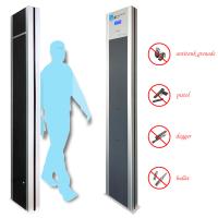 China New Designed multi Zone Portable Single panel security Walk through Metal Detector Gate for sale