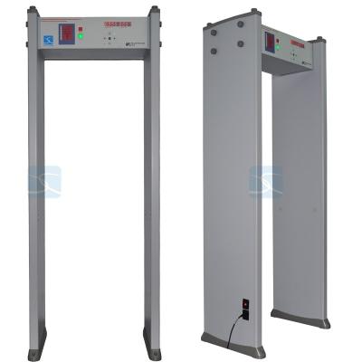 China 2022 best-selling walk-through metal detector door 6 zones 100 sensitivity adjustable for sale