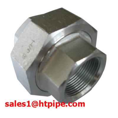 China ASTM B564  UNS N04400 UNS N06600  nickel alloy forged threaded  union     ASME B16.11 for sale