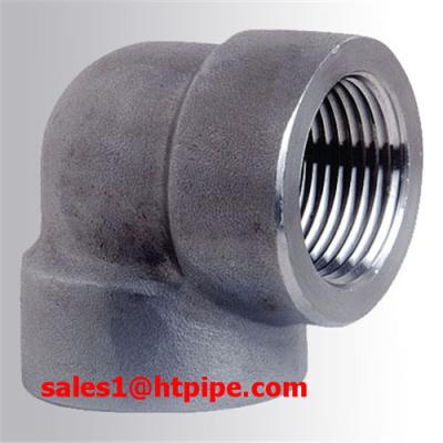 China ASTM B564  UNS N08800 UNS N08811  UNS N08810   nickel alloy forged  NPT elbow    ASME B16.11 for sale