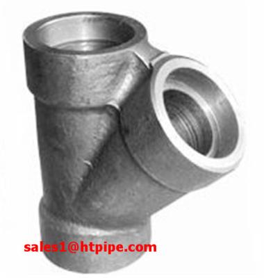 China ASTM B564  UNS N06625 UNS N08825  UNS N10675   nickel alloy forged  socket welding  sw tee    ASME B16.11 for sale