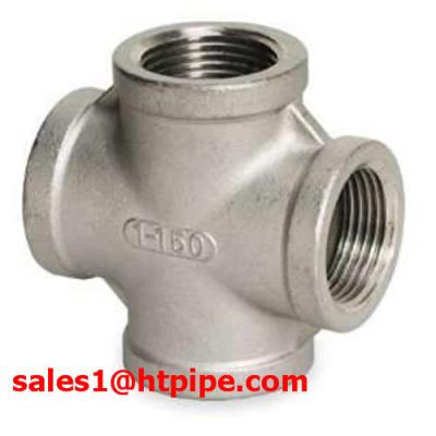 China ASTM B564  UNS N06625 UNS N08825  UNS N10675   nickel alloy forged  socket welding  threaded cross    ASME B16.11 for sale
