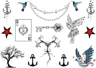 China OEM Sexy Temporary Tattoo Sticker with water transfer tattoo for sale