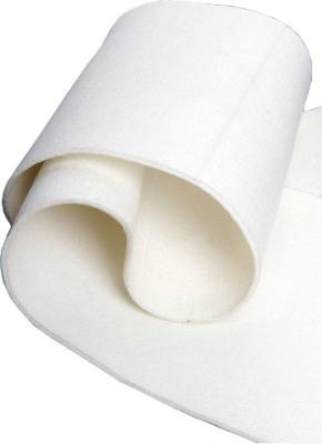 China Yellow or white 700~1200g/m2 Single Layer BOM Felt for Paper Making for sale