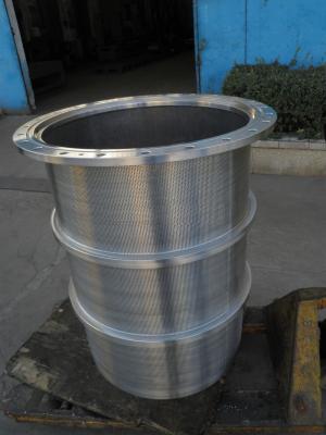 China Wedge wire screen basket for sale