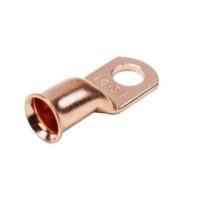 China 1/0 AWG Tinned Copper Lugs Ring Terminals Connectors With Heat Shrink for sale