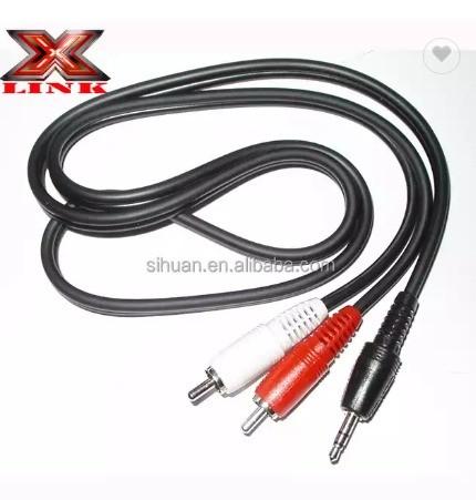 Quality Audiophile Twisted Pair OFC Car Audio Interconnect RCA Cable 10m With Soft PVC for sale
